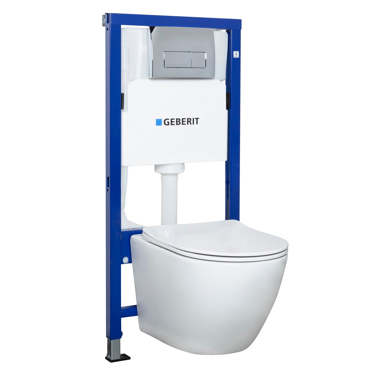 GEBERIT Set WC sospeso completo DELOS bianco – Mondo del Bagno
